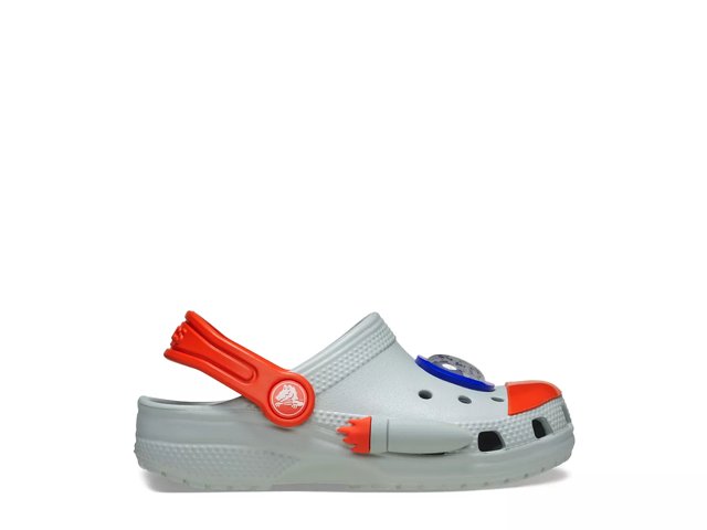 Crocs Classic Rocket Ship Fun Lab Clog - Kids' - Free Shipping | DSW