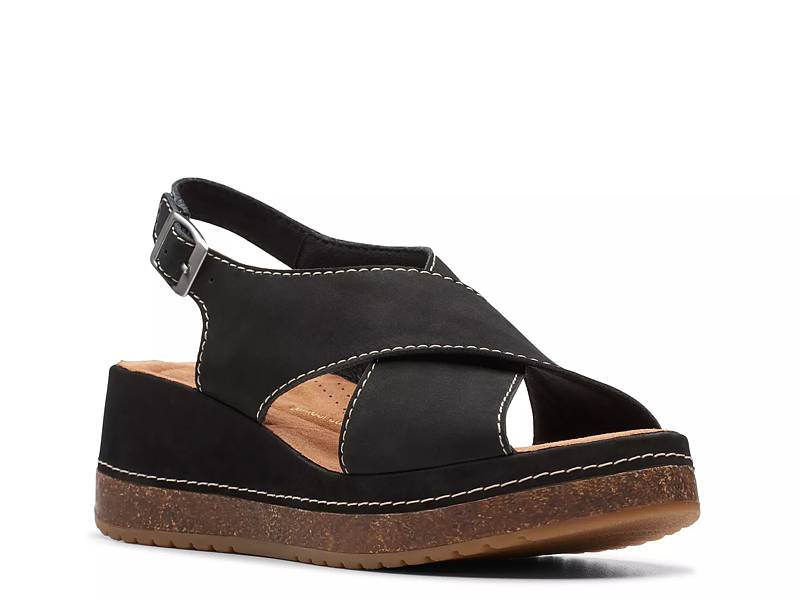 Clarks Giselle Orchid Wedge Sandal Free Shipping Dsw