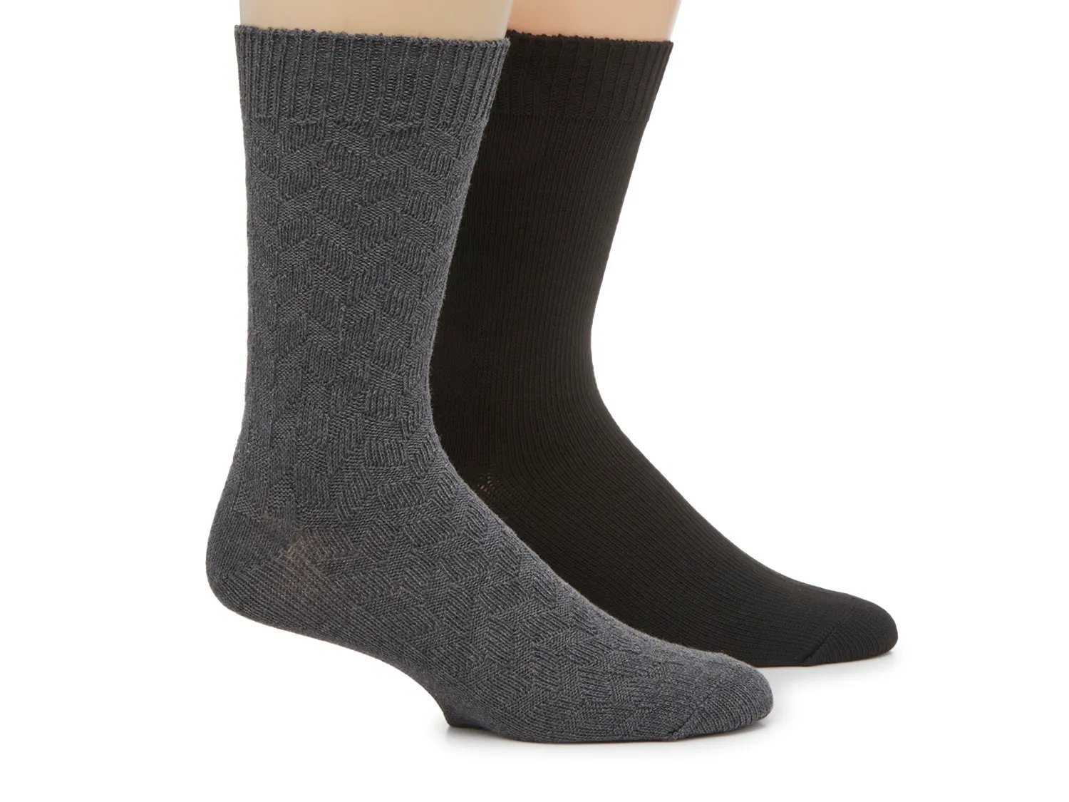 Vince Camuto Checker Diamond Men's Crew Socks - 2 Pack - Free Shipping ...