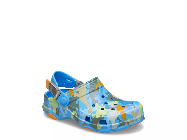 Crocs All Terrain Dino Camo Clog - Kids' - Free Shipping | DSW