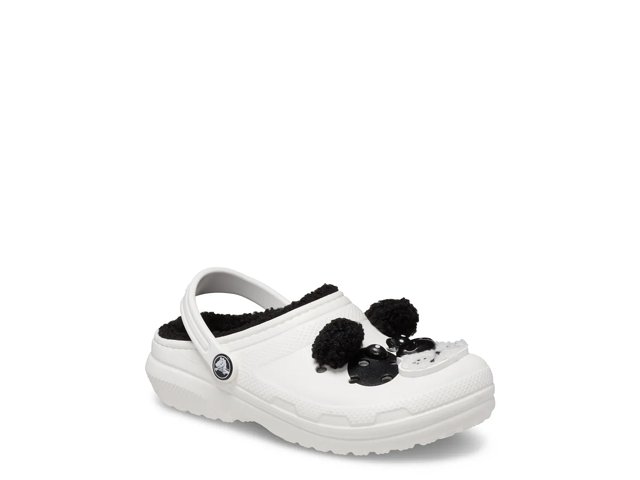 Crocs Classic Lined I Am Panda Clog - Kids' - Free Shipping | DSW