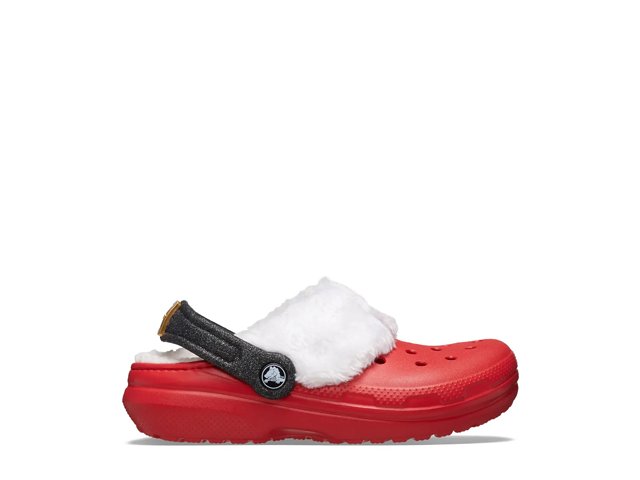 Crocs Classic Lined Santa Clog - Kids' - Free Shipping | DSW