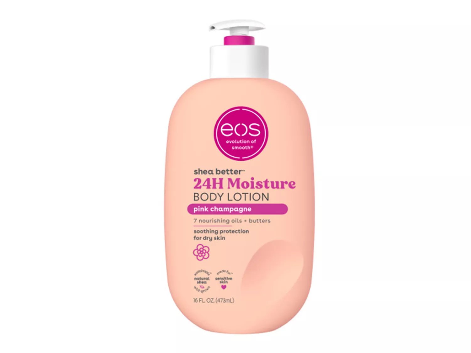 eos 24-Hour Moisture Pink Champagne Body Lotion - Free Shipping | DSW