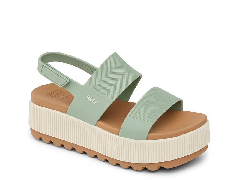 Reef Cushion Vista Higher Platform Sandal - Free Shipping | DSW