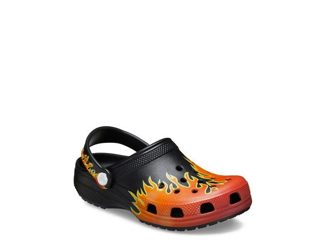 Crocs Classic Flames Clog - Kids' - Free Shipping | DSW