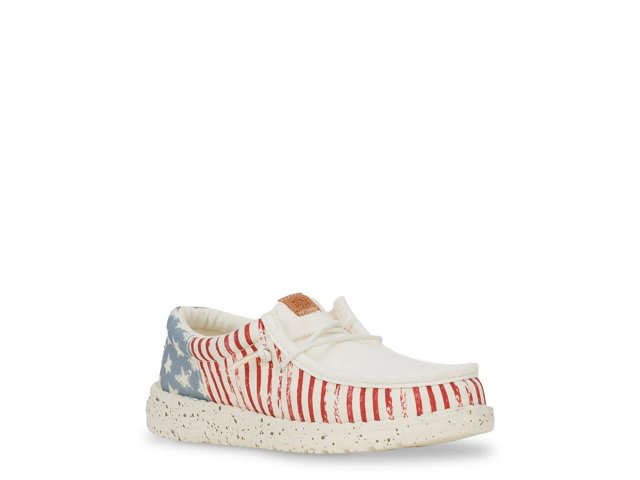 HEYDUDE Wally Funk Americana Stars Ame Slip-On - Kids' - Free Shipping ...