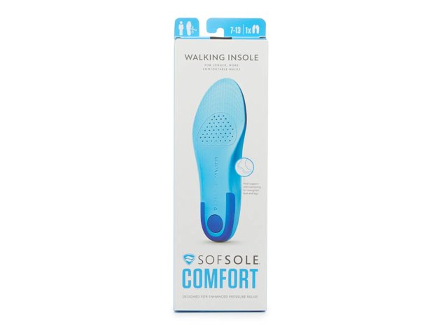 Implus Sof Sole Comfort Men's Walking Insole - Free Shipping | DSW
