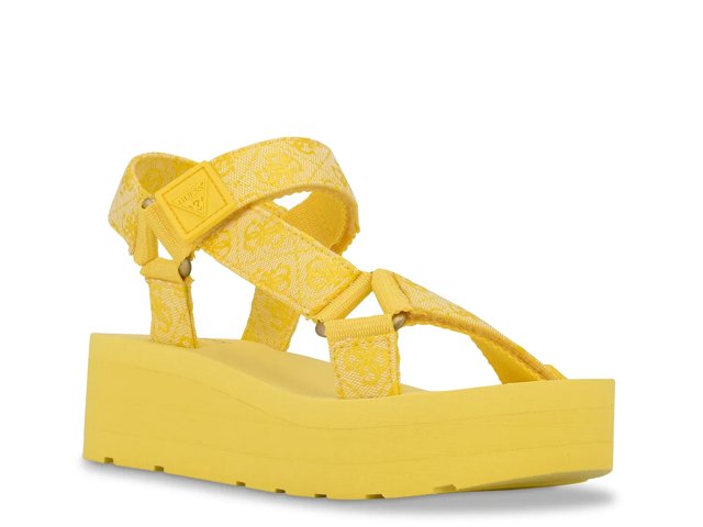 Guess Avin Wedge Sandal - Free Shipping | DSW