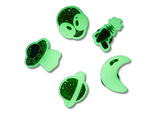 Crocs Glow in the Dark Space Jibbitz Set - 5 Pack - Free Shipping | DSW