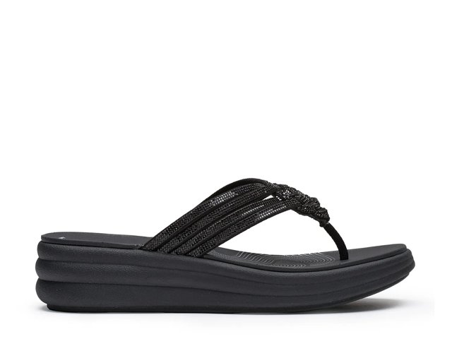 Clarks Drift Gem Wedge Sandal - Free Shipping | DSW