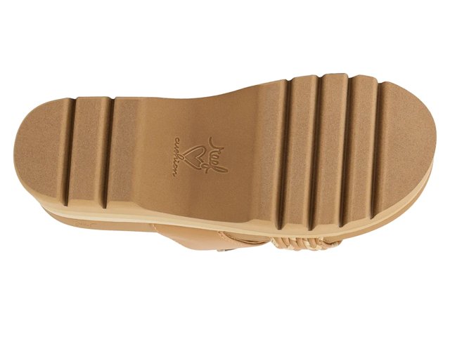 Reef Banded Horizon Platform Sandal - Free Shipping | DSW