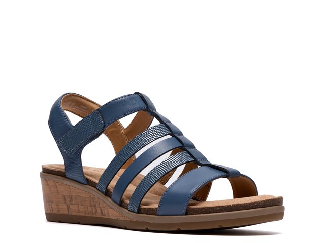 Clarks Kacha Step Wedge Sandal - Free Shipping | DSW