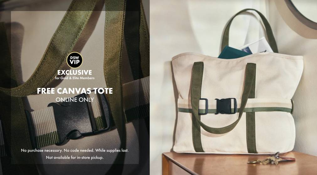 FREE CANVAS TOTE | DSW