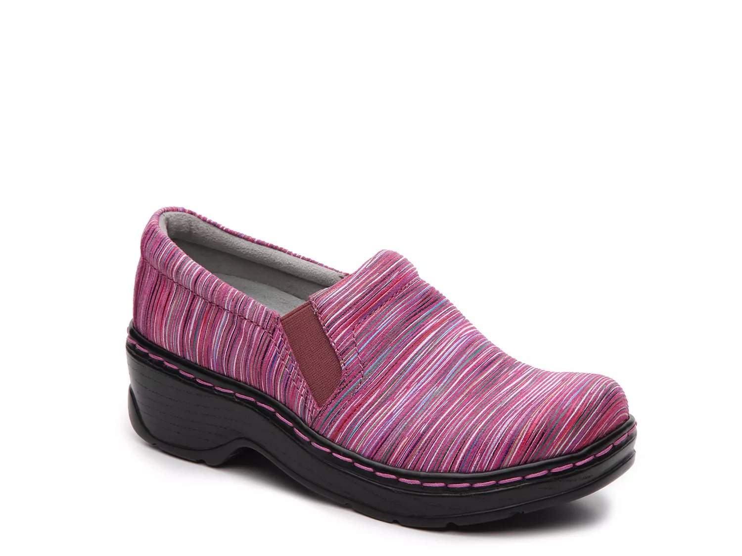 Klogs Naples Striped Work Clog - Free Shipping | DSW